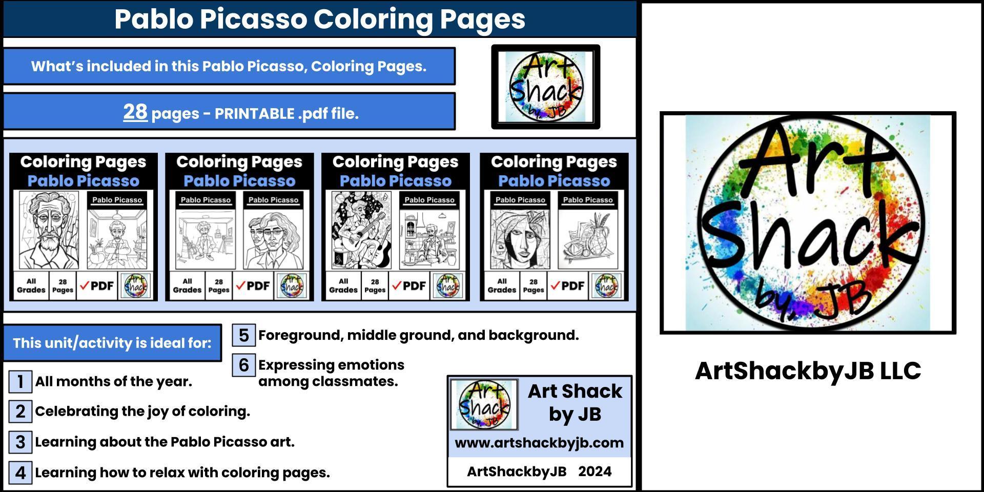 pablo coloring pages